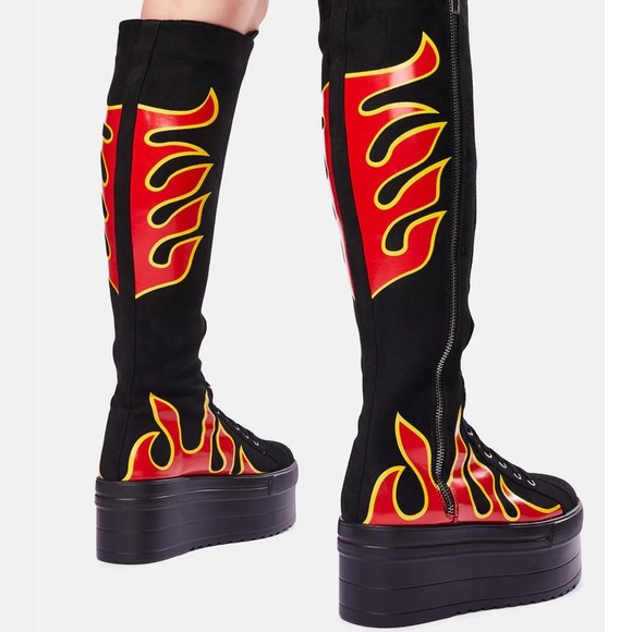 Lamoda | Shoes | Lamoda Burning Up Knee High Boots 5 Or 55 | Poshmark